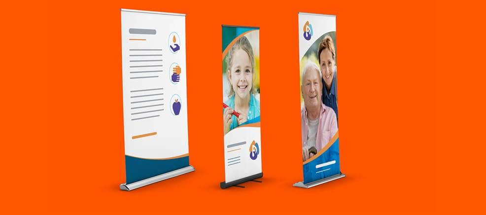 Roller Banners Printing - Pop-up Banners ∙ SAXOPRINT