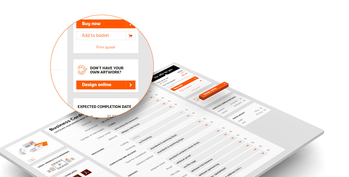 Design your print products ∙ SAXOPRINT